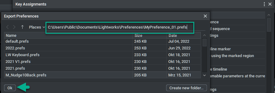 keyboard shortcut preference export button doesn't work | LWKS Forum