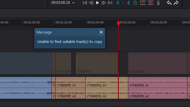What does the Copy Track keyboard shortcut do? | LWKS Forum