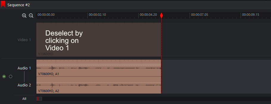How to separate the audio from the video | LWKS Forum