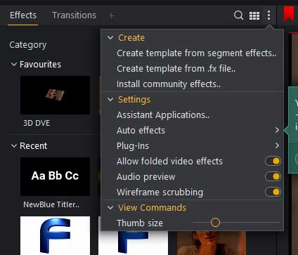 Adding effects (to effects) but not video | LWKS Forum
