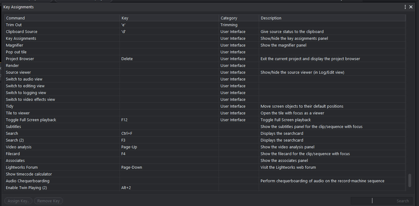 Request: keyboard assignment for closing the active window | LWKS Forum