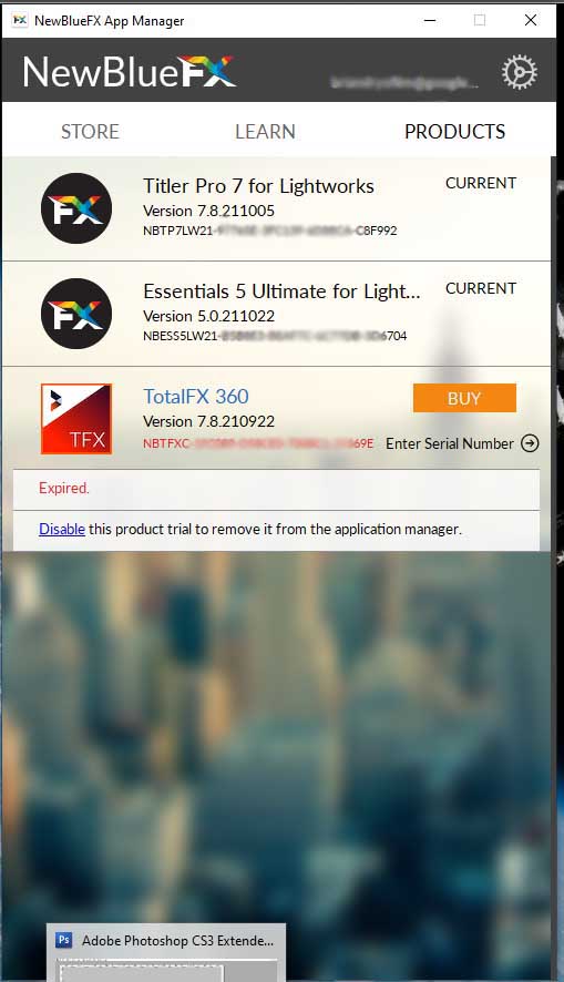 Watermarks on the NewBlue effects. | LWKS Forum